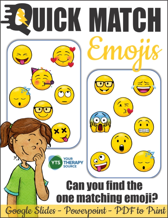 Match the Emoji Free Puzzle - Your Therapy Source