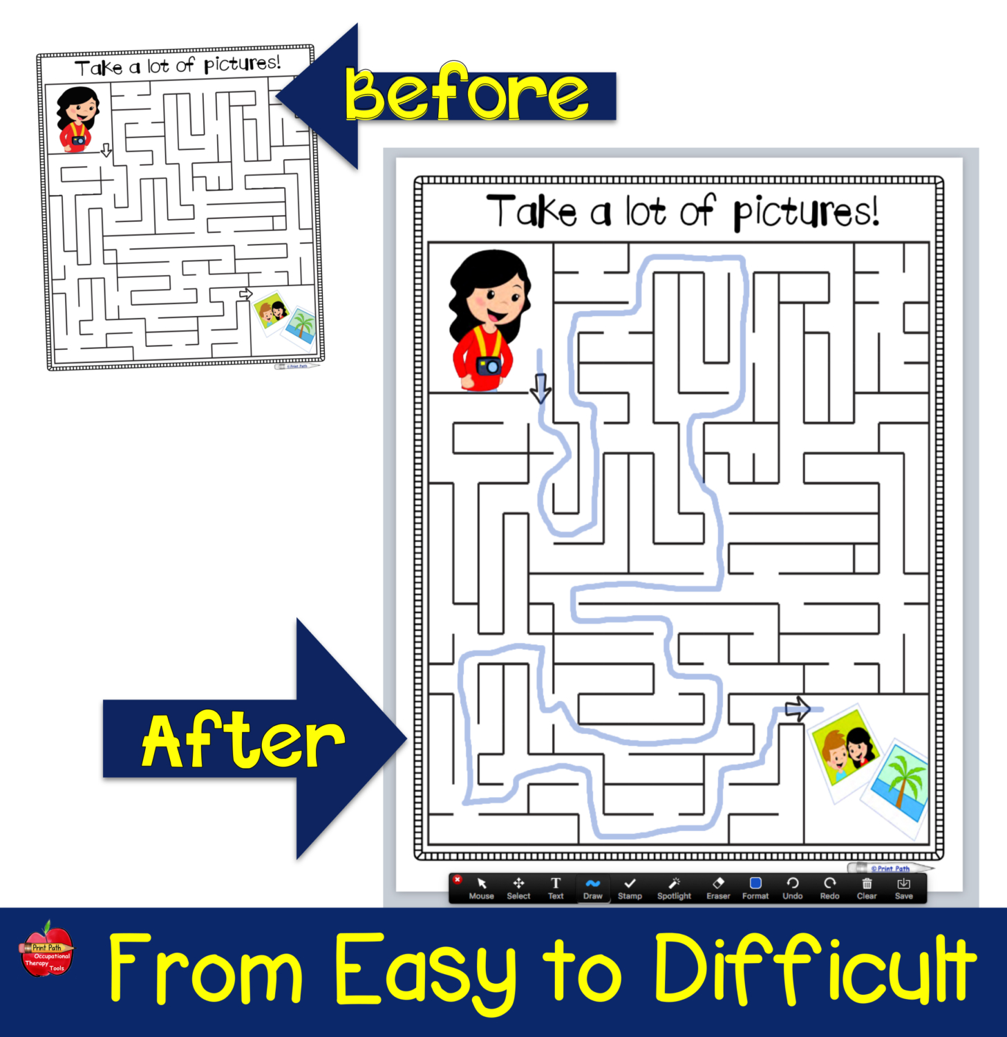 INTERACTIVE Mazes for Distance Learning - Your Therapy Source