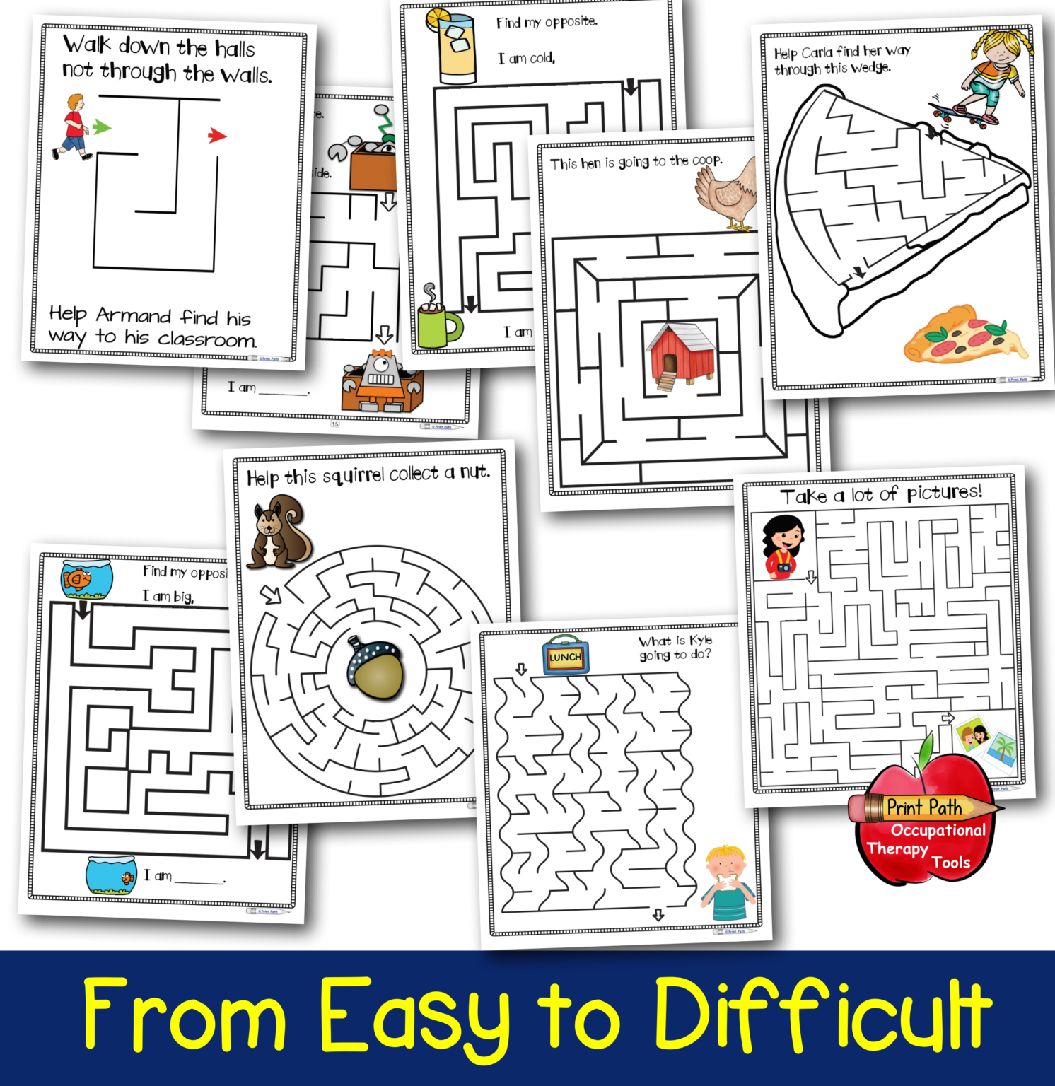 INTERACTIVE Mazes for Distance Learning - Your Therapy Source