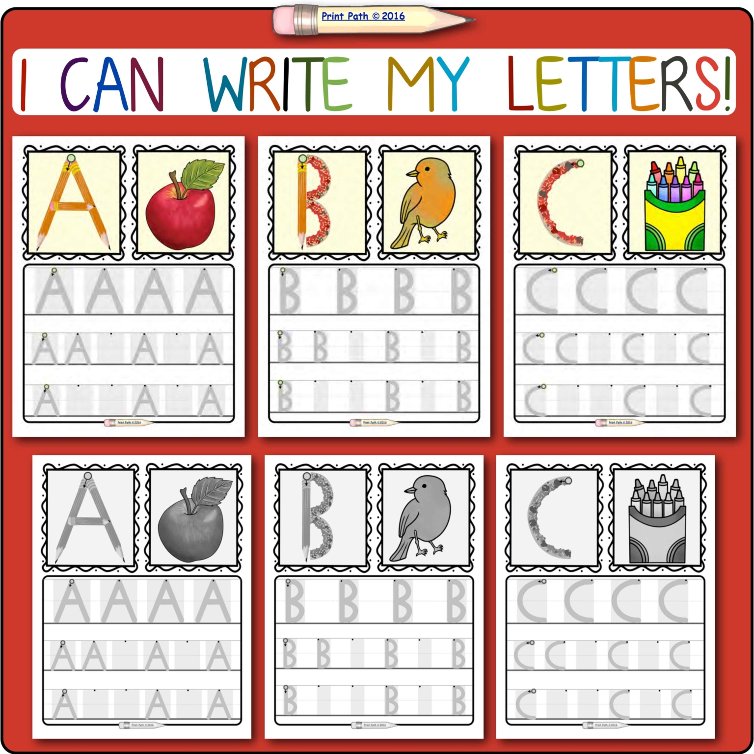 INTERACTIVE Capital Letter Handwriting Bundle - Your Therapy Source