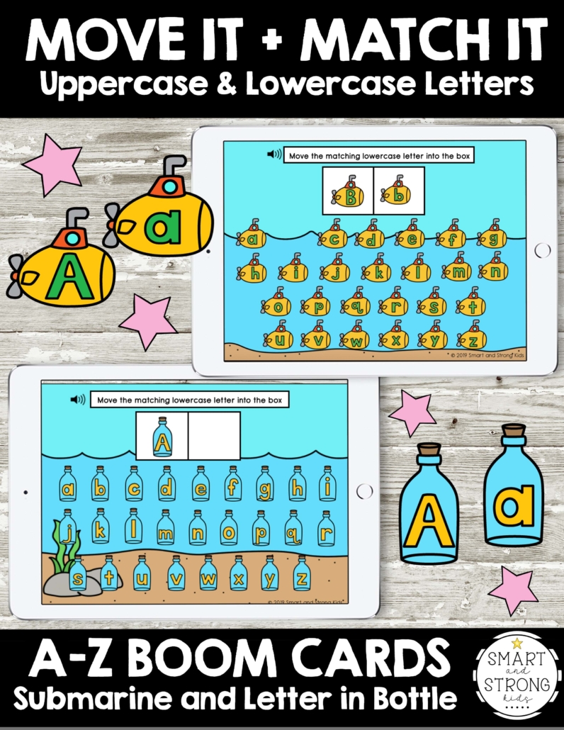 Boom Cards: Letters - Move It and Match It - Your Therapy Source