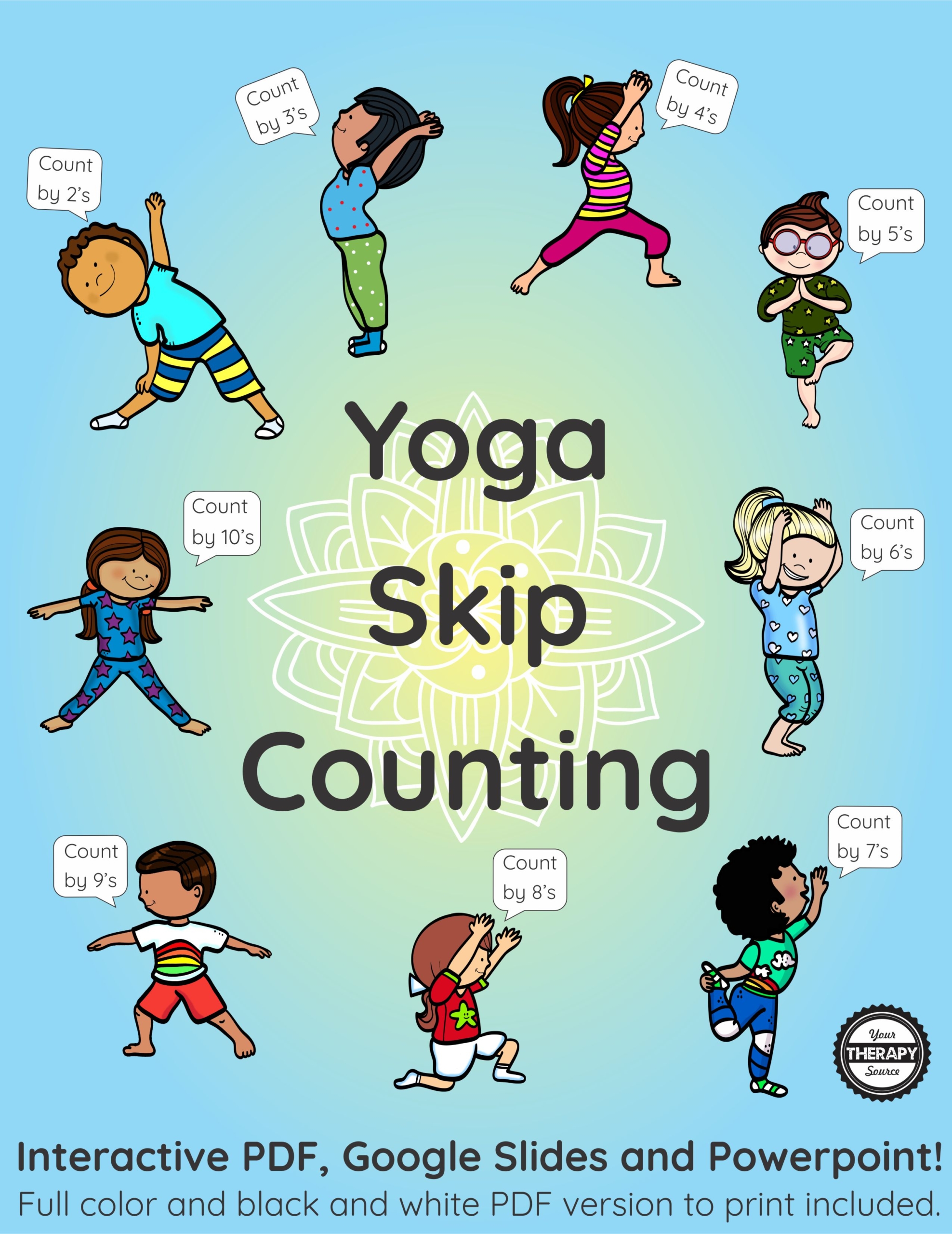 Yoga Skip Counting Brain Break Your Therapy Source
