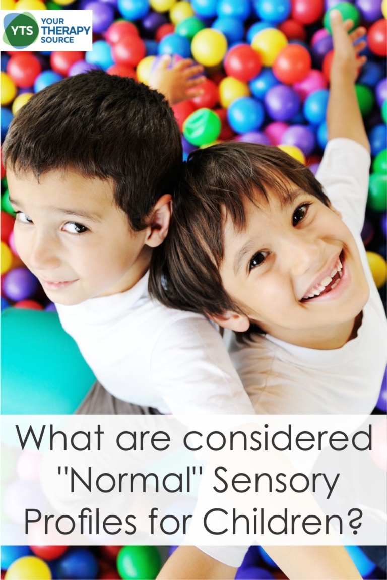 What are "Normal" Sensory Profiles for Children? - Your Therapy Source