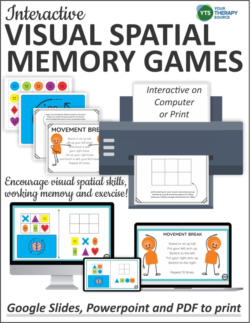 MEMORY GAMES FOR THE CLASSROOM Your Therapy Source