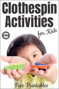 Clothespin Activities for Kids - Your Therapy Source