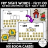 Back to School Fry Words Boom Cards - Say It, Type It, Build It - Your ...