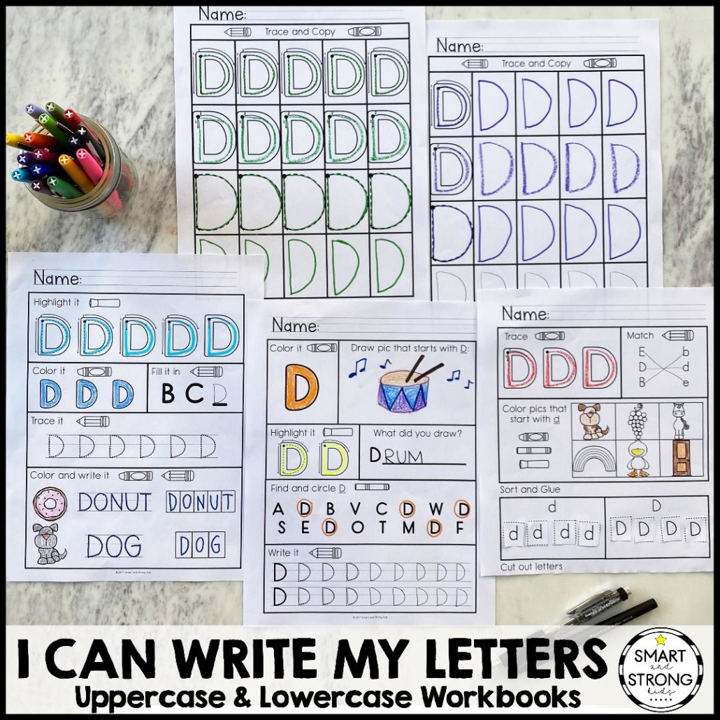 I Can Write Uppercase Letters - Your Therapy Source