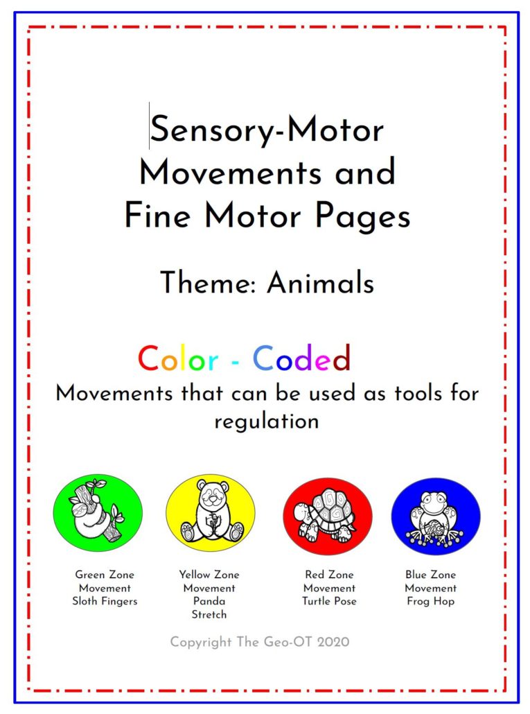 Emotional Regulation Strategies - Animal Theme - Your Therapy Source