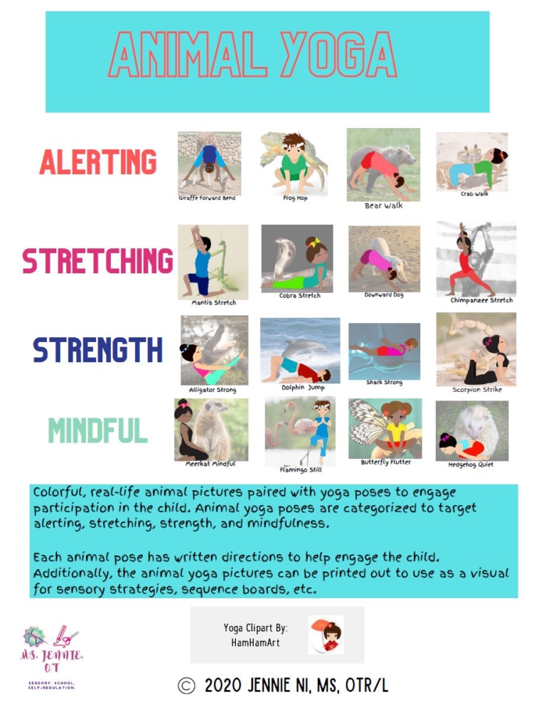 Animal Yoga - Strengthening and Mindfulness - Your Therapy Source