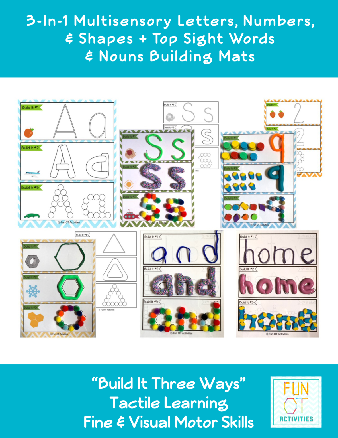 Multisensory Learning Activities: Building Mats Mega Bundle - Your ...