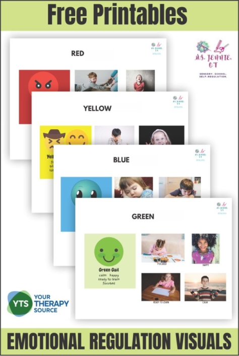 Emotional Regulation Posters - Free Printables - Your Therapy Source