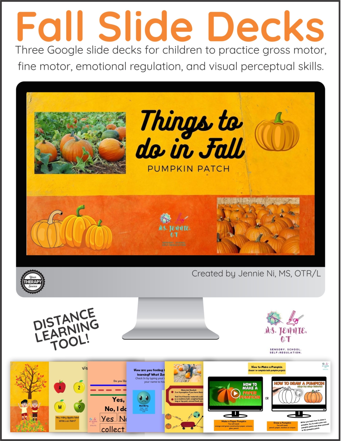 Fall Slide Decks for Occupational Therapy - Your Therapy Source