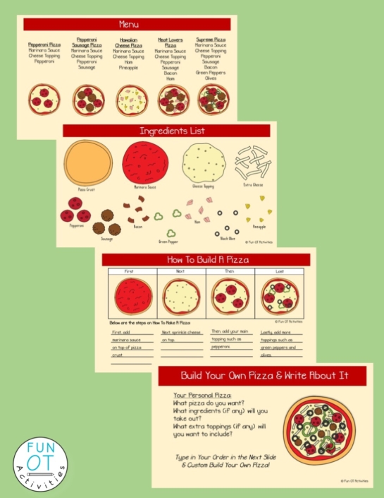 Build A Food Activity - Interactive Distance Learning - Your Therapy Source