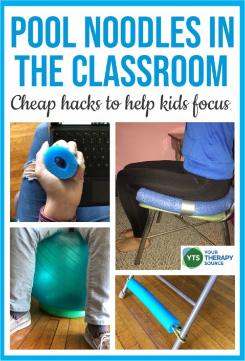 Pool Noodles in the Classroom - Your Therapy Source