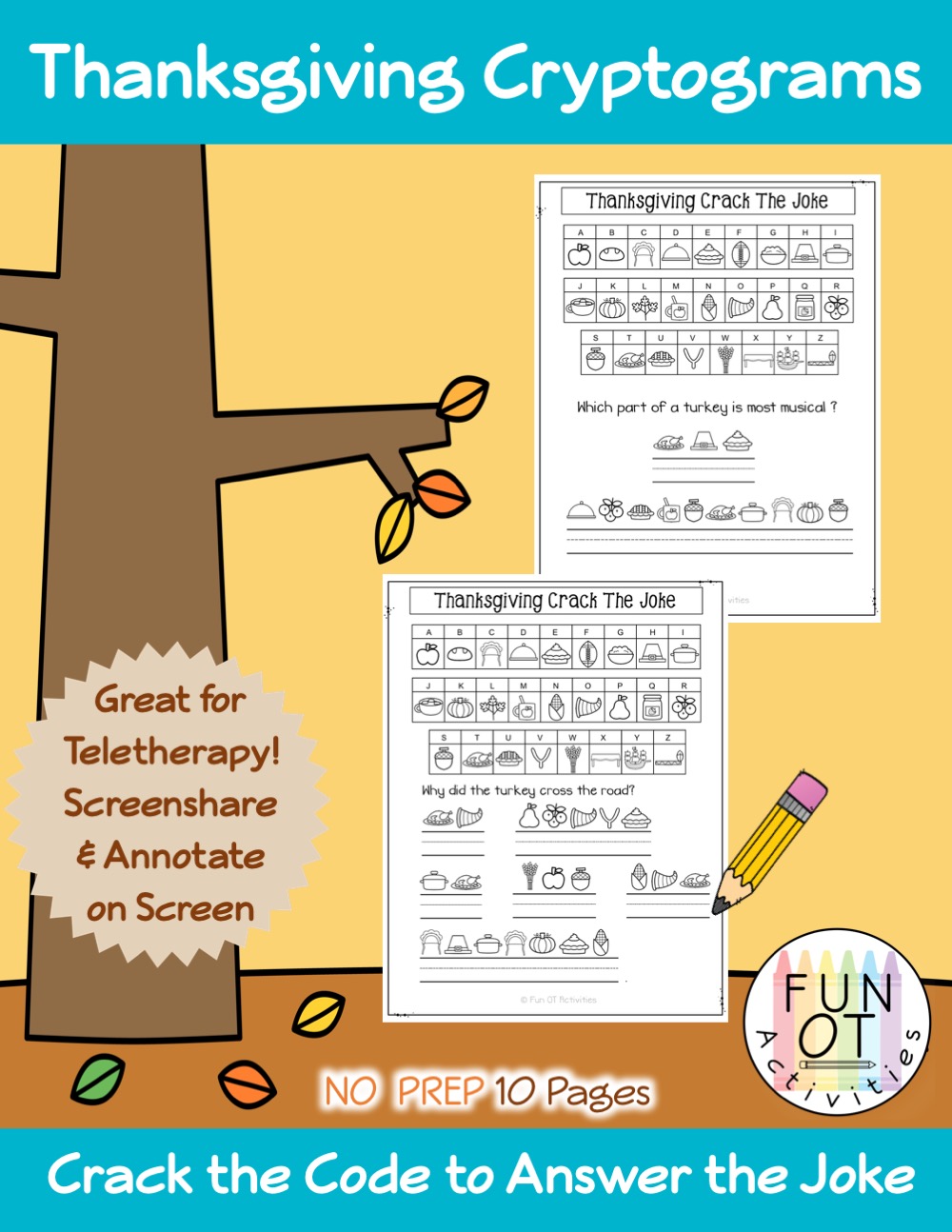Thanksgiving Activity Packet - Your Therapy Source