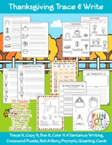 Thanksgiving Activity Packet - Your Therapy Source