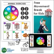 Movement Break for Kids - Free Video and Printable - Your Therapy Source