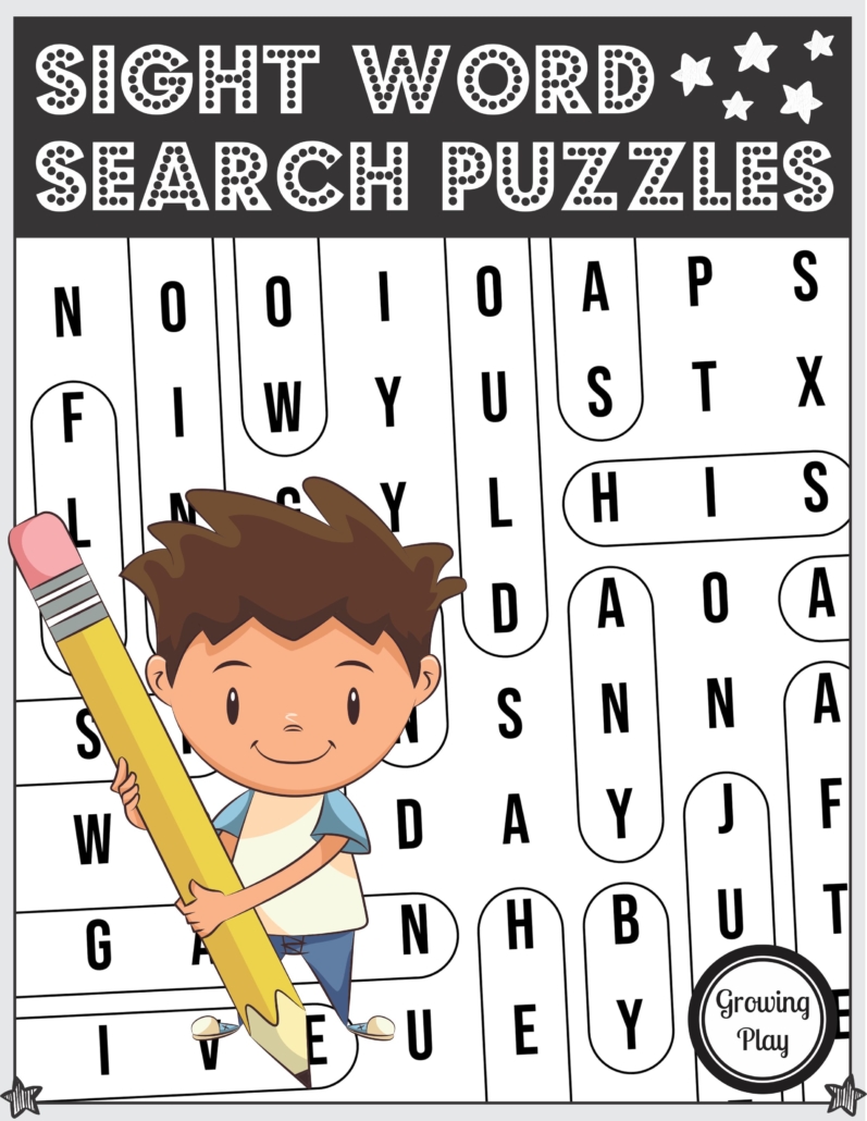 Sight Word Puzzles - Printable - Your Therapy Source