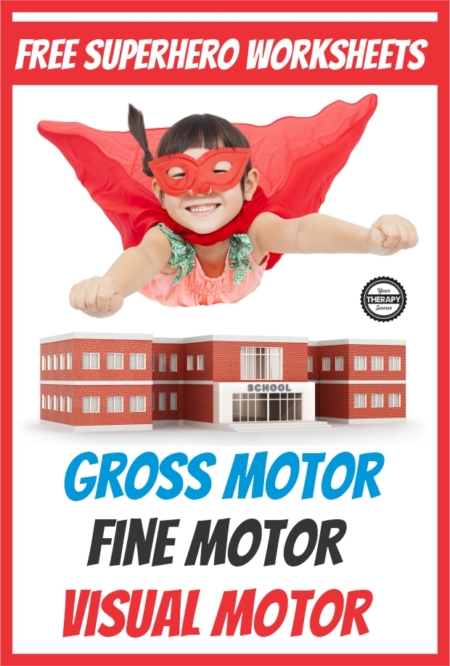 3 FREE Superhero Worksheets PDF - Your Therapy Source