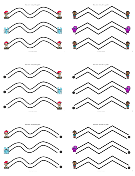 December Holiday Prewriting and Shapes Packet - Your Therapy Source