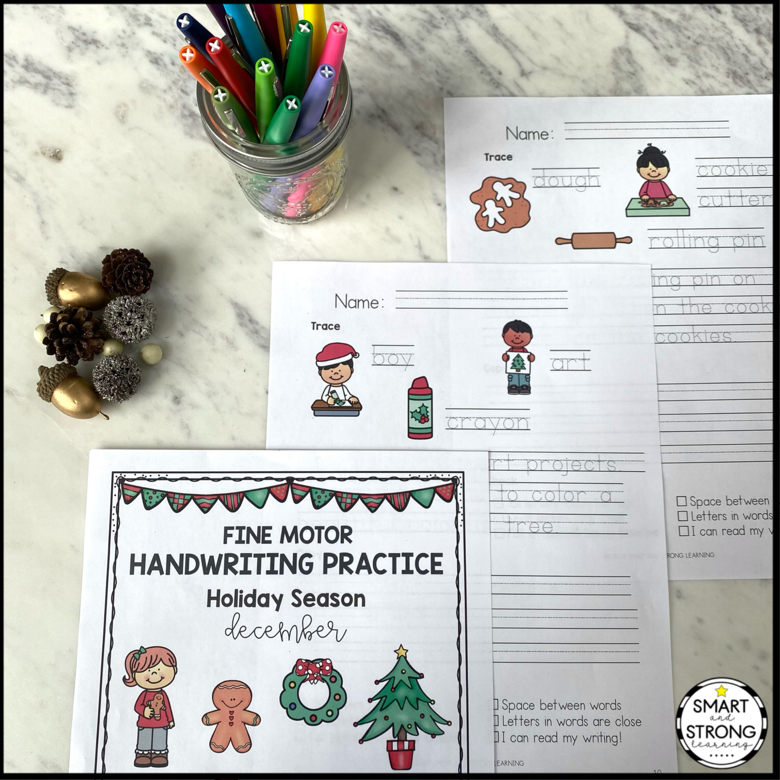 Winter Handwriting Practice - Your Therapy Source