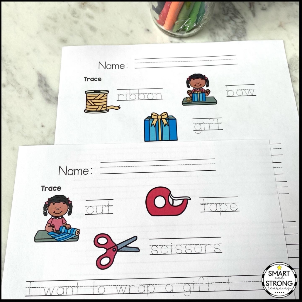 Winter Handwriting Practice - Your Therapy Source