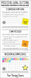 Positive Goal Setting - Your Therapy Source
