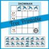 Snowman Math Game - Your Therapy Source