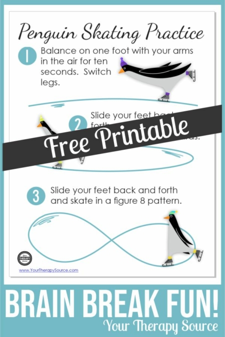 Penguin Theme - Movement Activity for Kids - Your Therapy Source