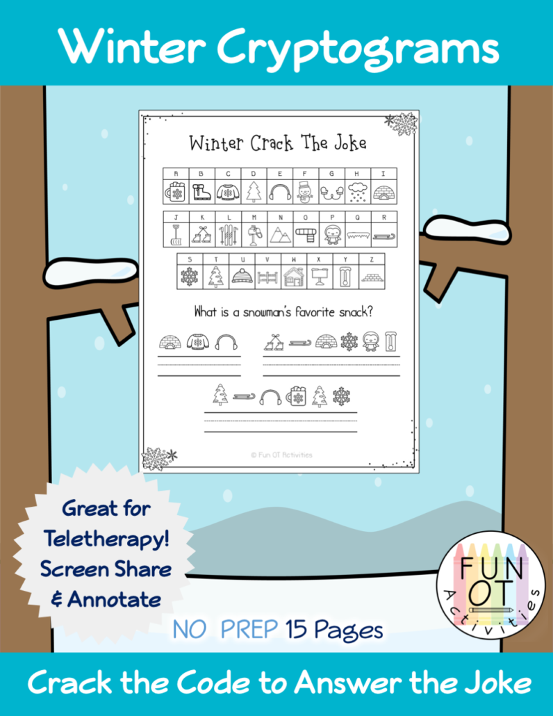 Winter Visual Motor Bundle - Your Therapy Source