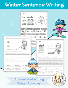Winter Handwriting Bundle - Your Therapy Source