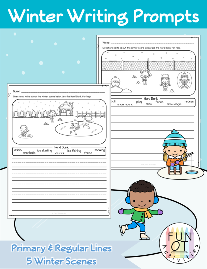 Winter Handwriting Bundle - Your Therapy Source