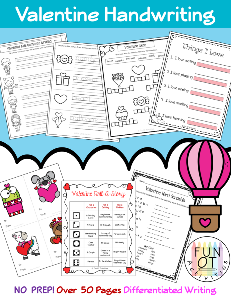 Valentine's Day Activity Bundle - Your Therapy Source