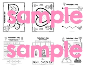 Valentine Fine Motor and Visual Motor Activity Packet - Your Therapy Source