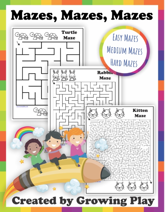 Printable Mazes PDF Packet - Your Therapy Source