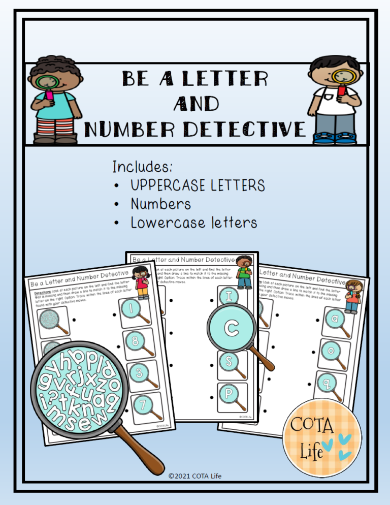 Letter Detective - Your Therapy Source