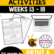 Early Elementary Occupational Therapy Weeks 13 to 18 - Your Therapy Source