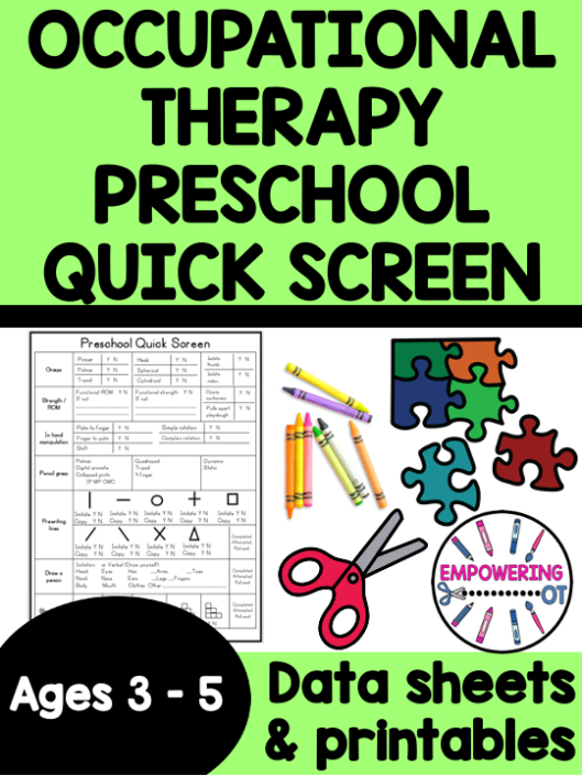 Occupational Therapy Preschool Screening - Your Therapy Source