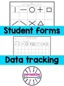 Occupational Therapy Screening IEP Goal Tracking - Your Therapy Source
