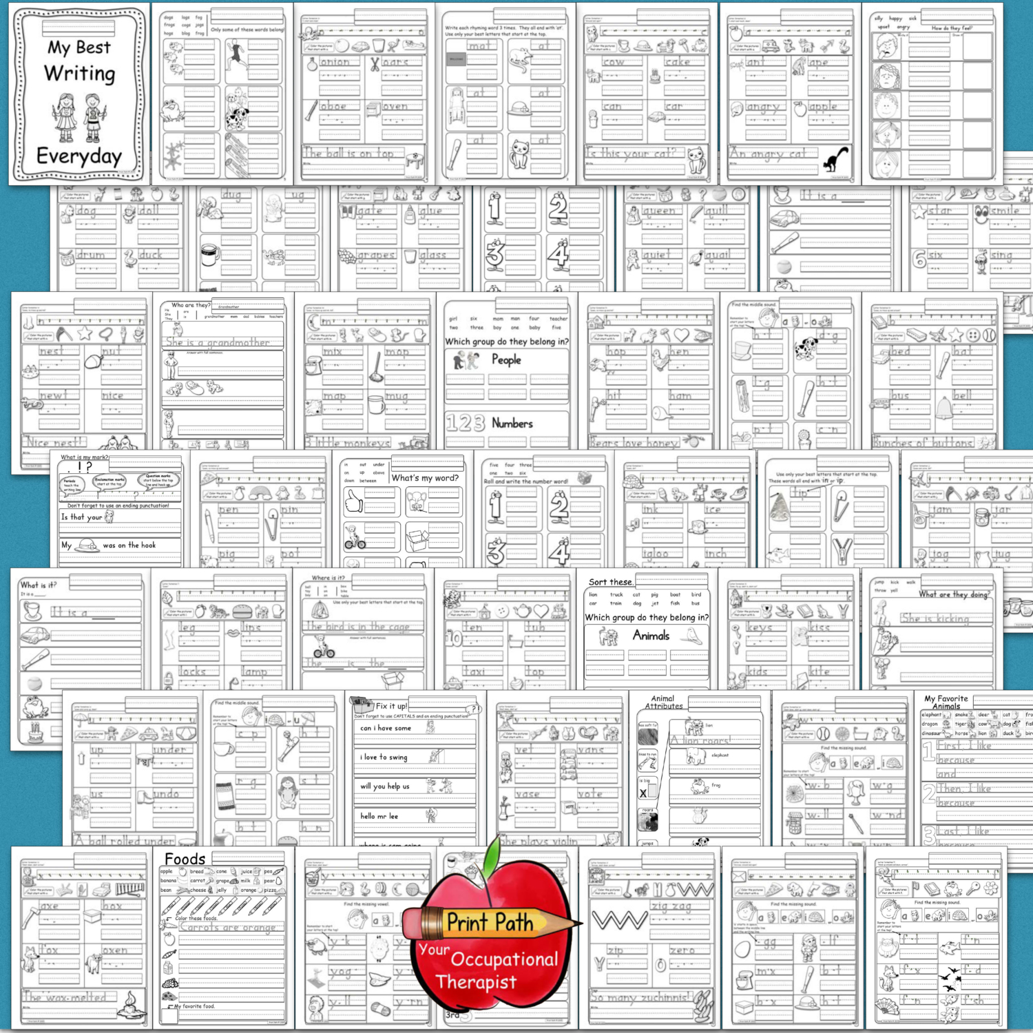 Functional Handwriting Practice - Your Therapy Source
