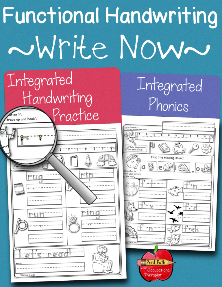 Free Handwriting Worksheets for Kindergarten - Sample Pages - Your ...