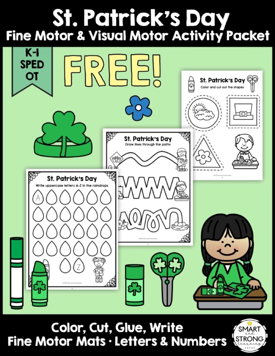FREE St. Patrick's Day Fine Motor Printables - Sample Pages - Your ...