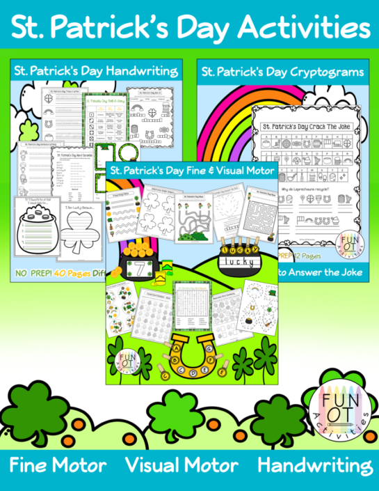 St Patrick's Day Activities Bundle - Your Therapy Source