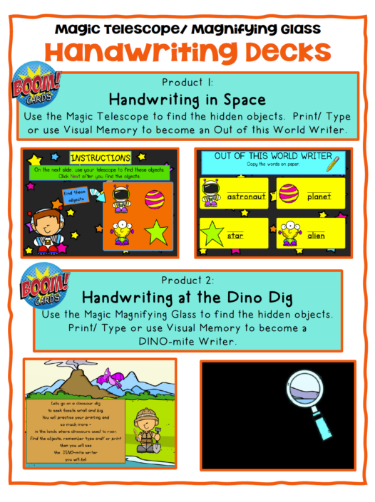 Magic Handwriting Boom Cards ™ - Your Therapy Source
