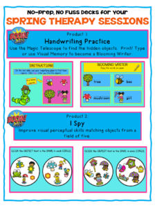 Spring Handwriting Boom Cards ™ - Your Therapy Source