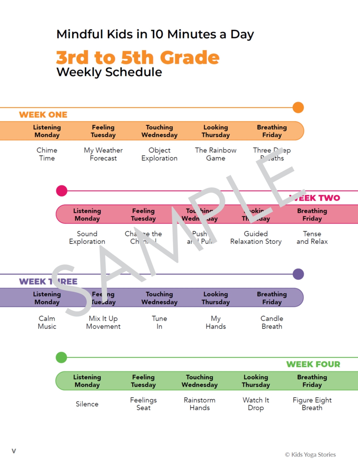 Mindfulness Activities for the Classroom Grade 3-5 - Your Therapy Source
