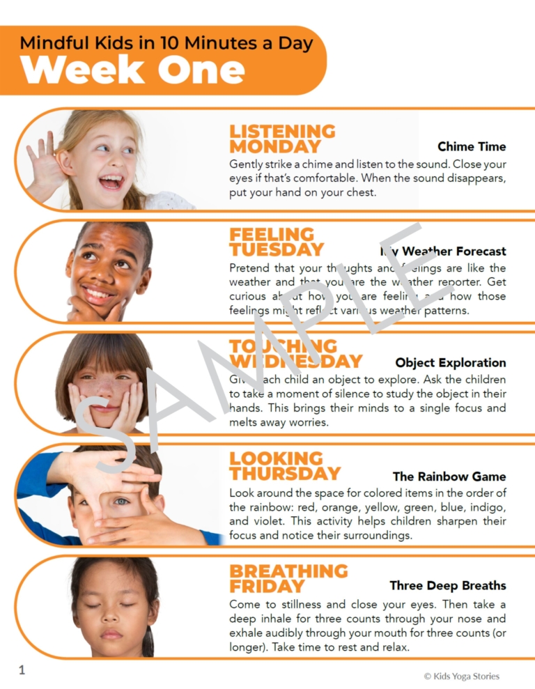 Mindfulness Activities for the Classroom Grade 3-5 - Your Therapy Source