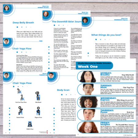 Mindfulness Middle School Workbook - Your Therapy Source
