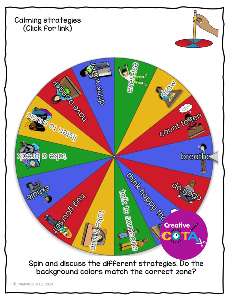 Social Emotional Digital Spinners - Your Therapy Source