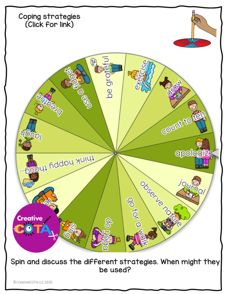 Social Emotional Digital Spinners - Your Therapy Source